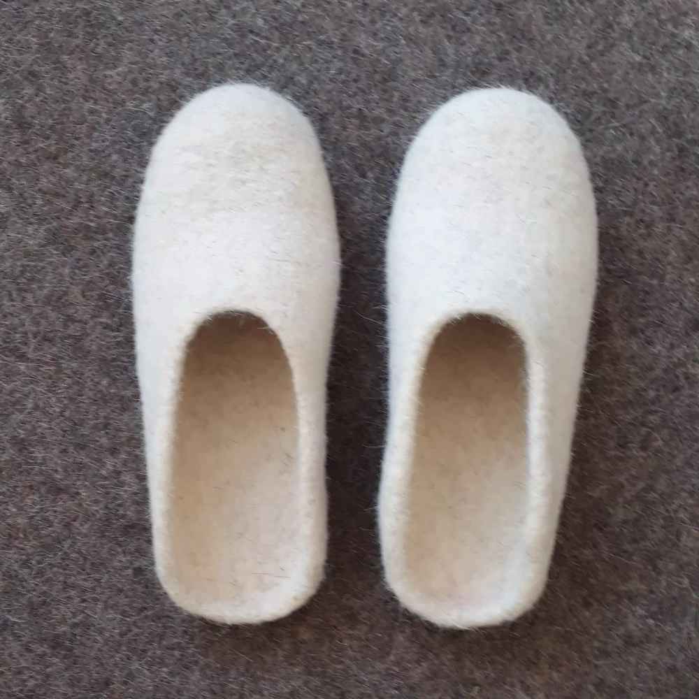 Natural Felt & Wool Slippers – Authentic Persian Craft - ShopiPersia