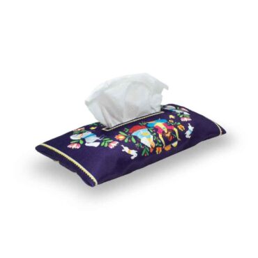 Persian Elegance Velvet Tissue Pack Holder Tahmineh - ShopiPersia