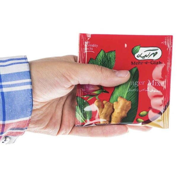 Mixed Herbal Tea Bags; Ginger, Cinnamon, Red Rose & Mint