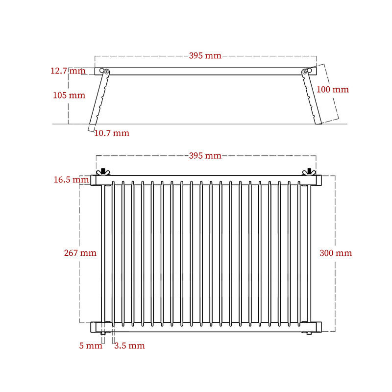 Portable & Folding Campfire Grill for Outdoor Cooking Ariaman - ShopiPersia