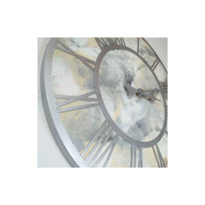 Handcrafted Resin Wall Clock - Abstract Style Marble Design - ShopiPersia