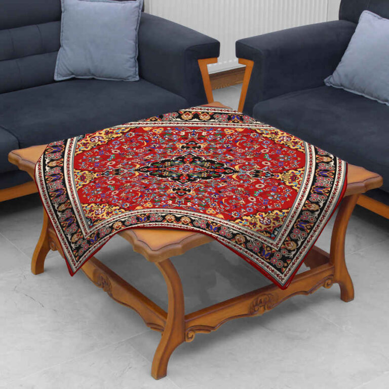 Velvet Tablecloth Persian Elegance Inspired Design Tavana - ShopiPersia
