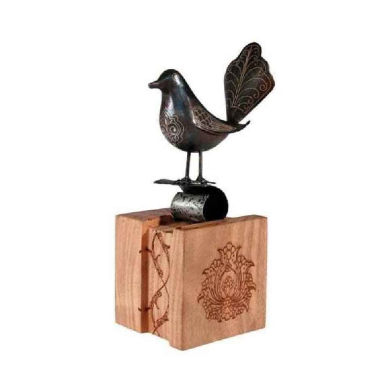 Decorative Fantasy Persian Bird Figurine Model Hakaki - ShopiPersia