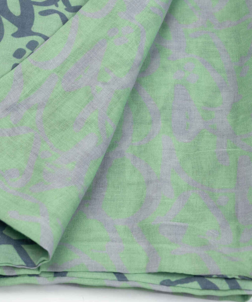 Persian Printed Shawl for Women Double Sided Calligraphy - ShopiPersia