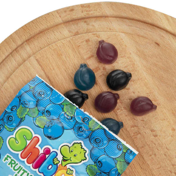 Halal Soft Jelly Gummies Blueberry Fruit - Shiba (30-Pack) - ShopiPersia