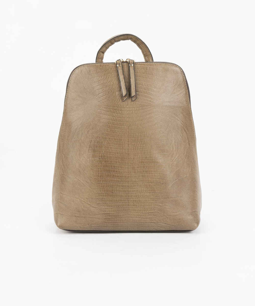 Leather Woman's Backpack Model Karin - ShopiPersia