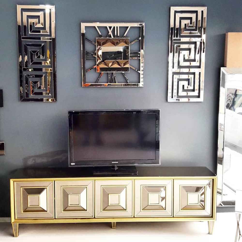 Modern 3-Piece Wall Clock Set Harper - ShopiPersia