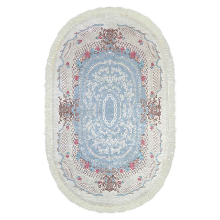 Oval Modern Rug Style Doormat Model Katayoon - ShopiPersia
