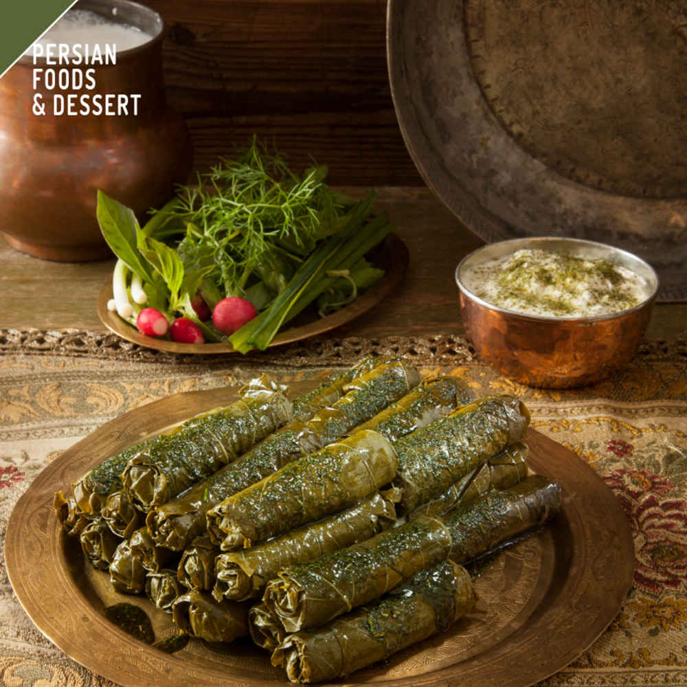 Dolmeh - Persian Stuffed Grape Leaves Delight, Canned (Pack of 5 ...