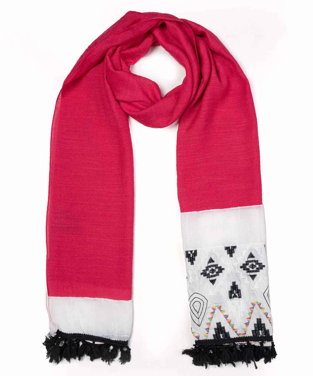 Women's Patterned Cotton Shawl Model Modelina - ShopiPersia