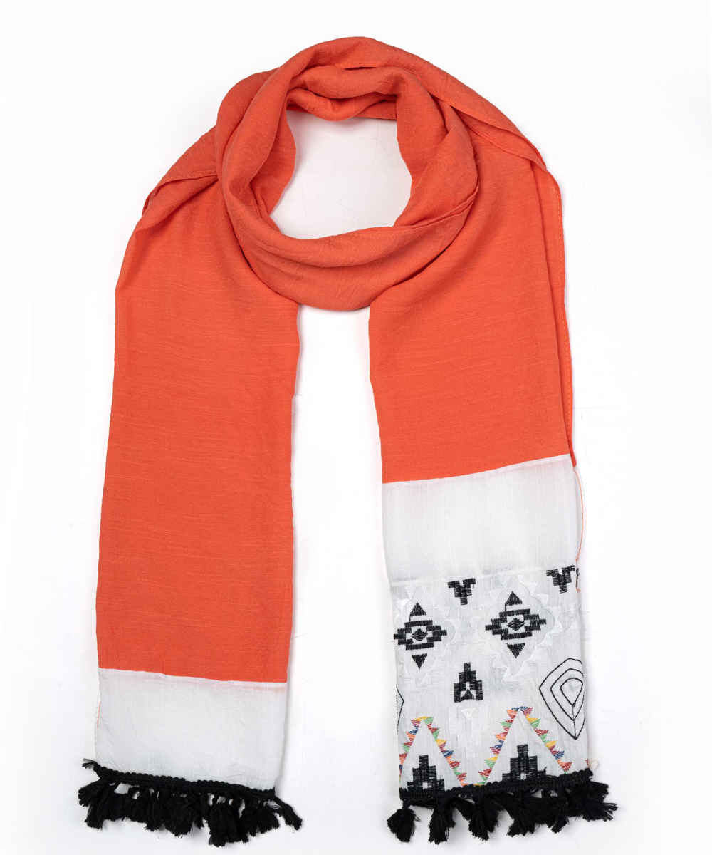 Women's Patterned Cotton Shawl Model Modelina - ShopiPersia