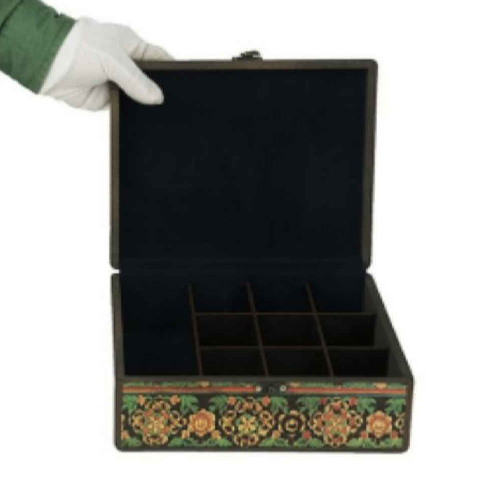 Wooden Jewelry Box Handcrafted with Persian Inspired Pattern Farah ...