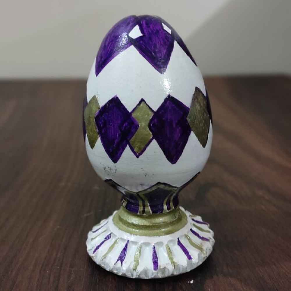 Decorative Hand Painted Pottery Egg Model Eyd (x5) - ShopiPersia