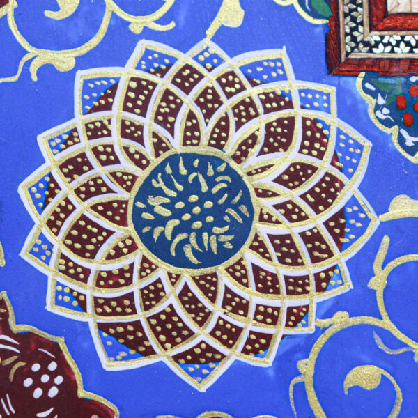 Persian Wooden Marquetry Chess Board Model Shamseh - ShopiPersia