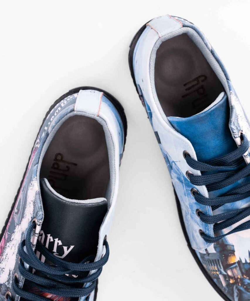 Women's Lace Up Printed Converse Shoes Harry Potter - ShopiPersia