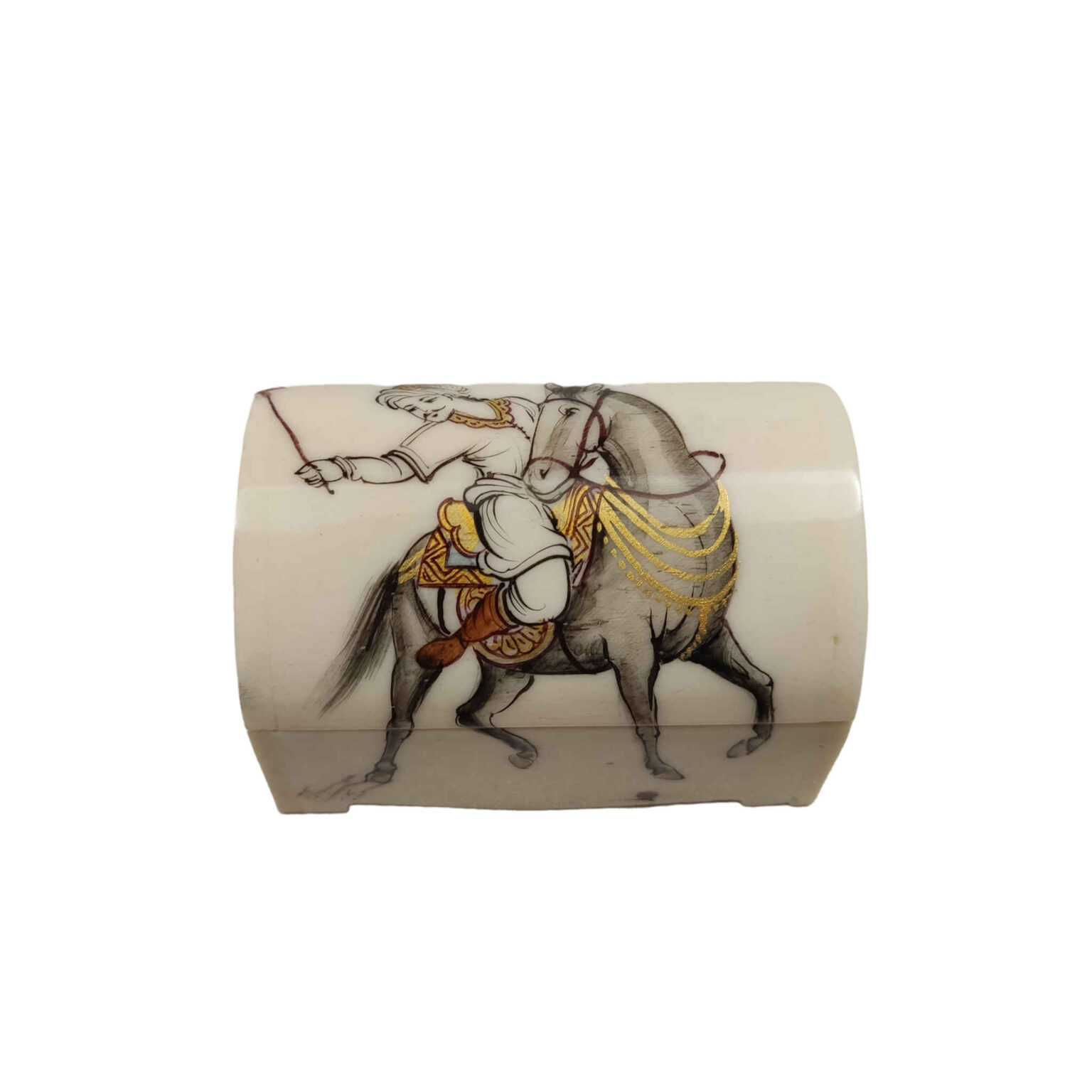 Handcrafted Bone Jewelry Box with Persian-Inspired Farah Pattern ...