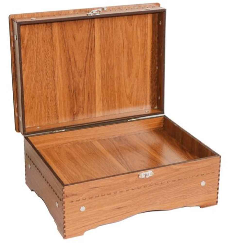 Beautiful Wooden Quran Storage Box - Laser Cut Model Naarin - ShopiPersia