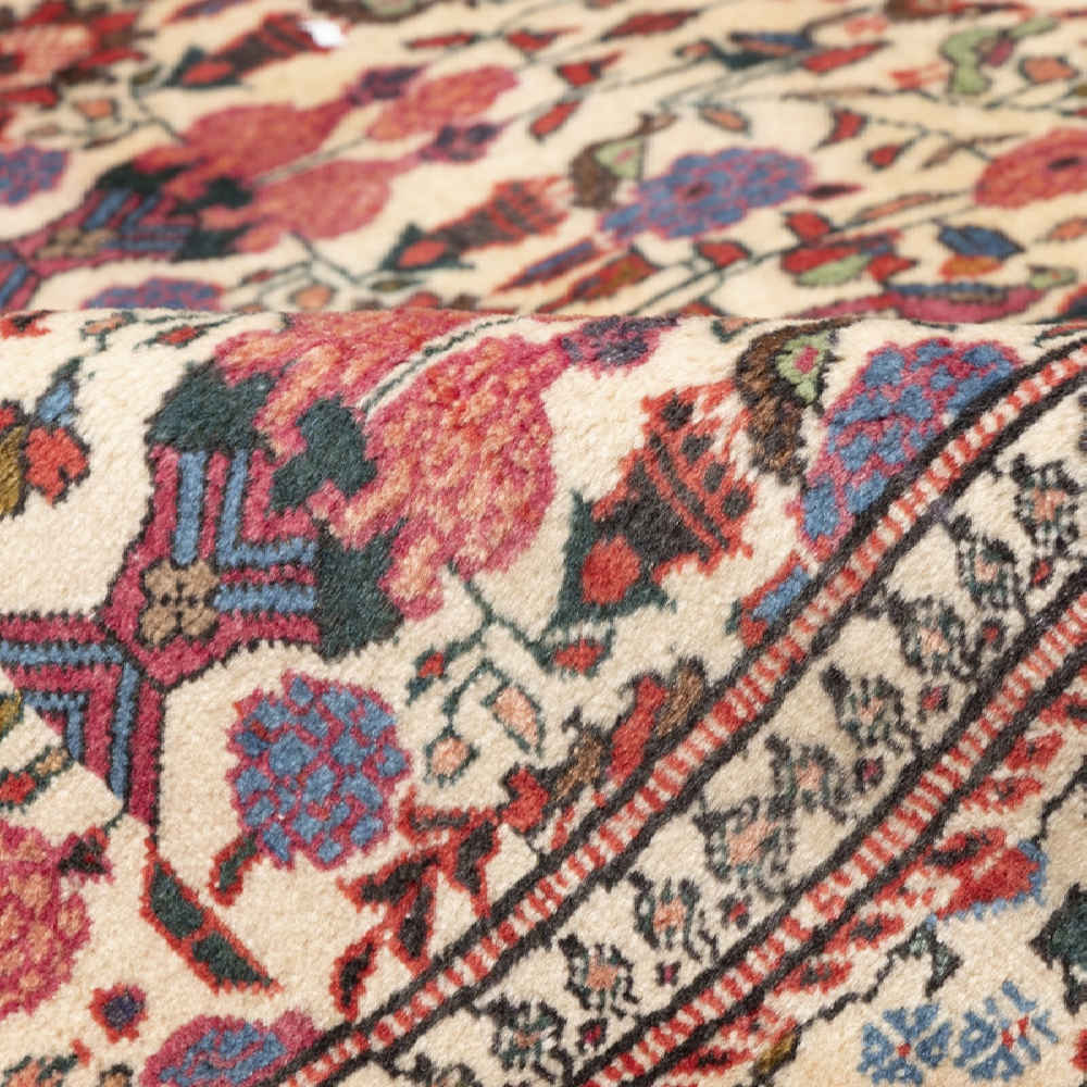 Vintage Persian Carpet Intricately Hand-Knotted Wool Tiara - ShopiPersia