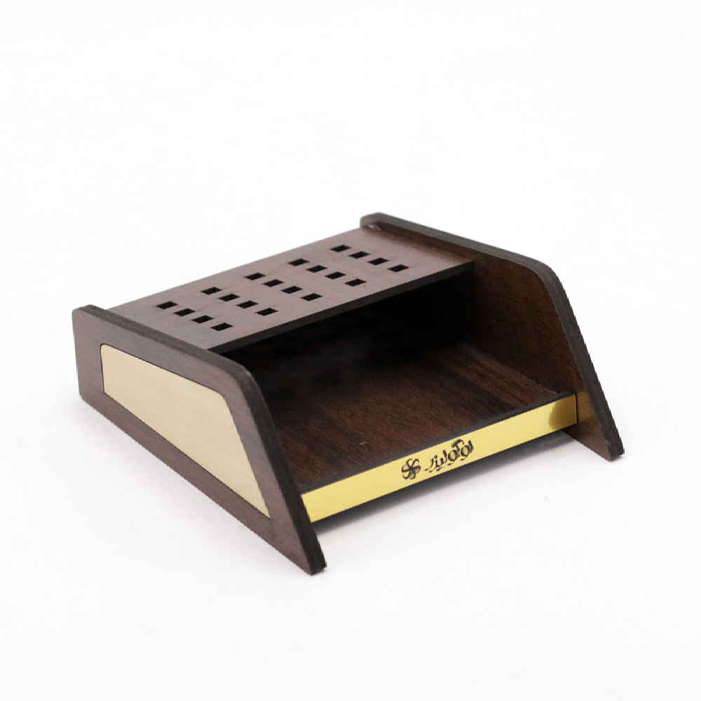 Wooden Desk Organizer Accessories Set - Model Diplomat (7pcs) - ShopiPersia