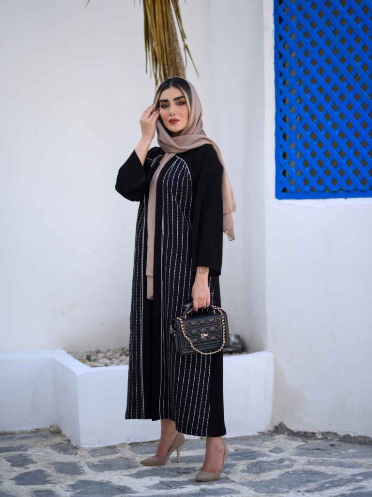 Persian Black Manto Model Vian - ShopiPersia