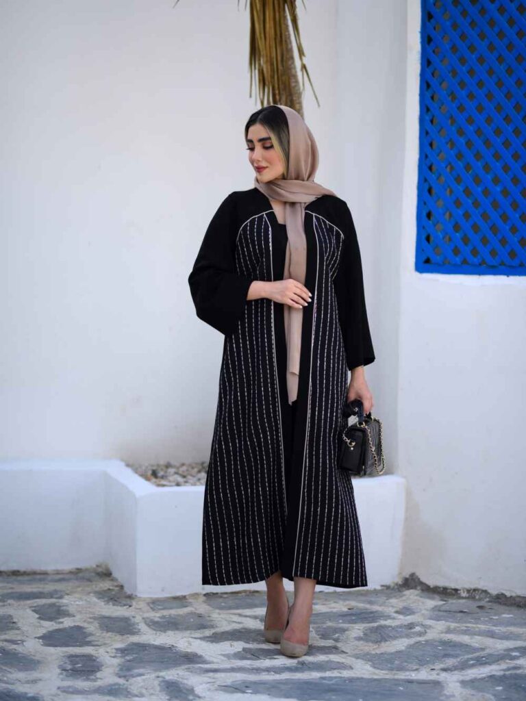 Persian Black Manto Model Vian - ShopiPersia