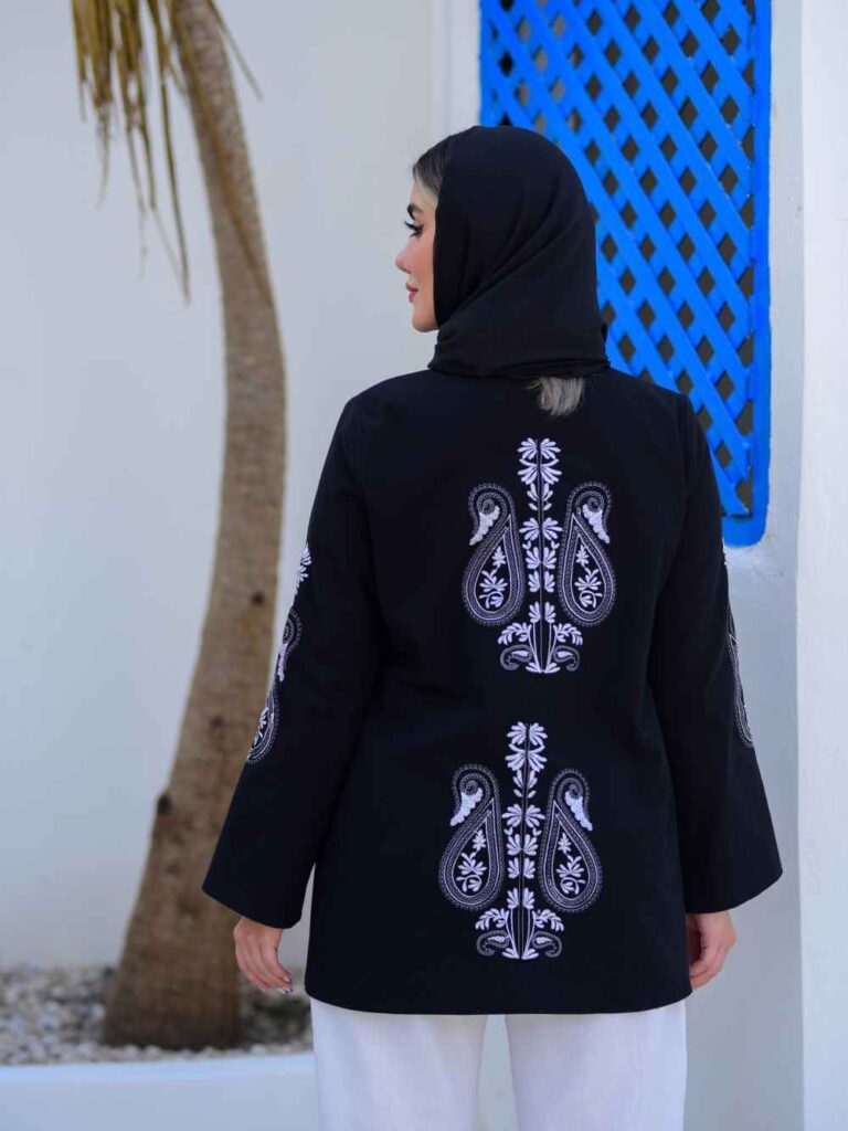 Persian Linen Manto Model Noura - ShopiPersia