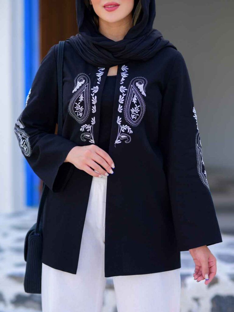 Persian Linen Manto Model Noura - ShopiPersia