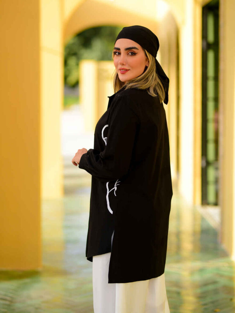 Persian Linen Manto Model Yekta - ShopiPersia