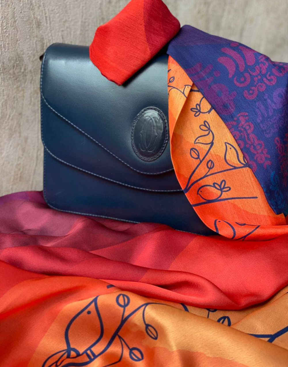 Persian Neck Scarf for Women Luxe and Vibrant Ghanari - ShopiPersia