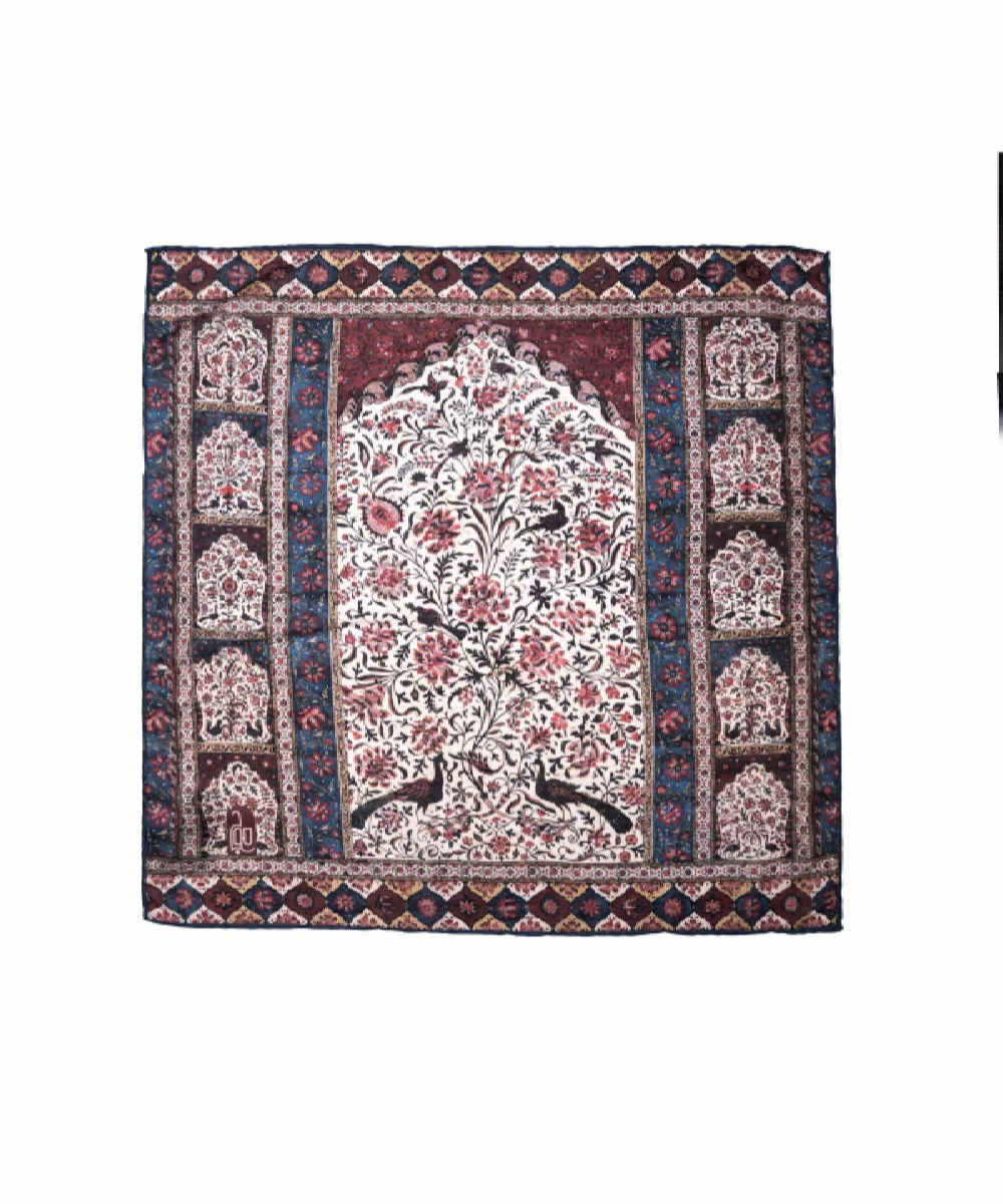 Persian Silk Neck Scarf for Women Luxe and Vibrant Square Golestan ...