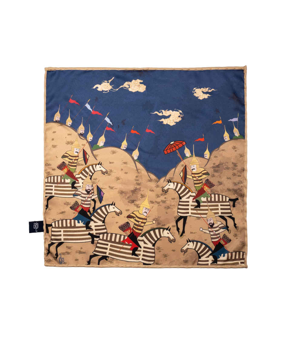 Persian Silk Neck Scarf for Women Luxe and Vibrant Square Razm ...