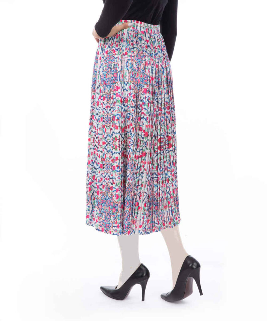 Womens Pleated Midi Skirt Model Hadi Shopipersia