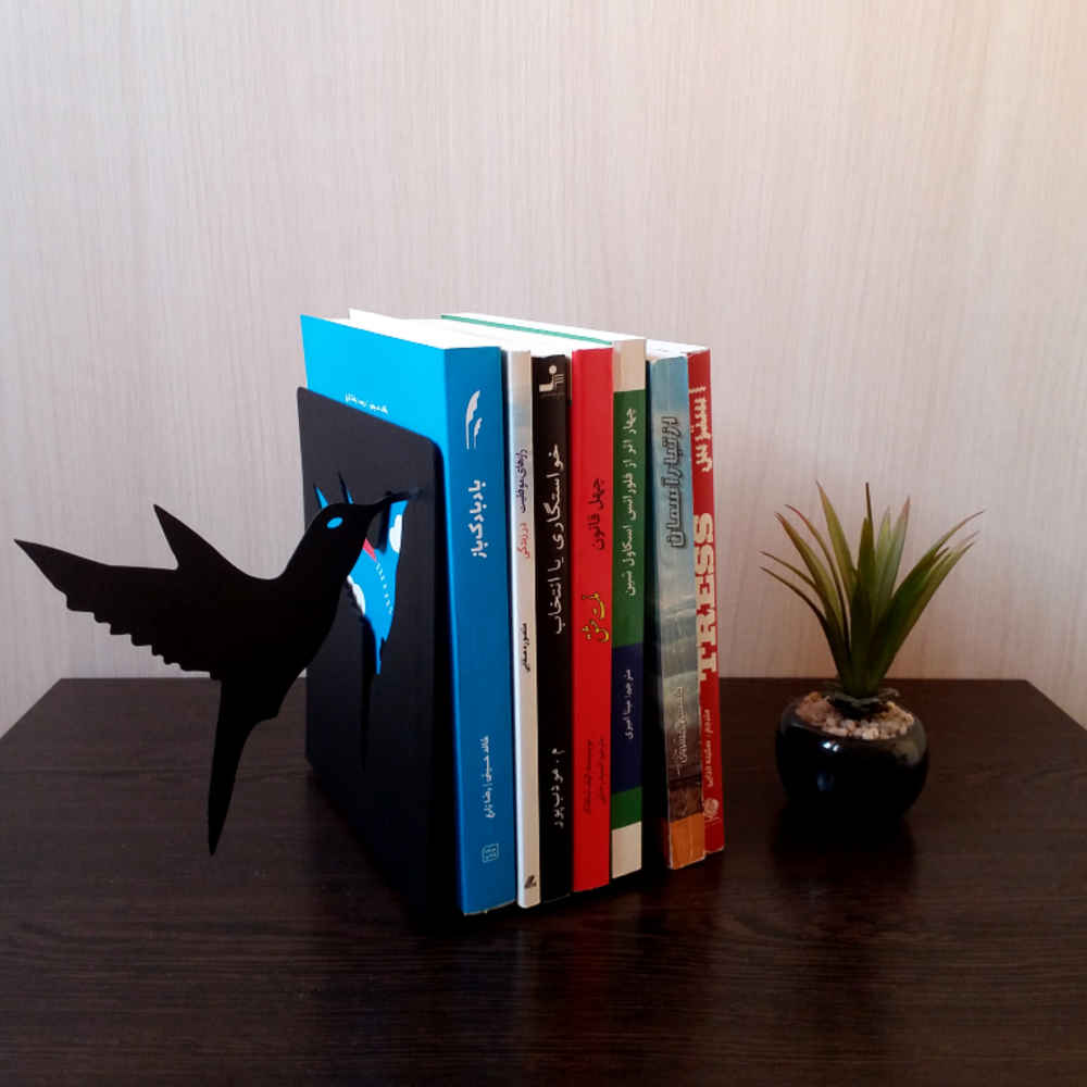 Bird-Themed Metal Art Bookend – Perfect for Nature Lovers - ShopiPersia