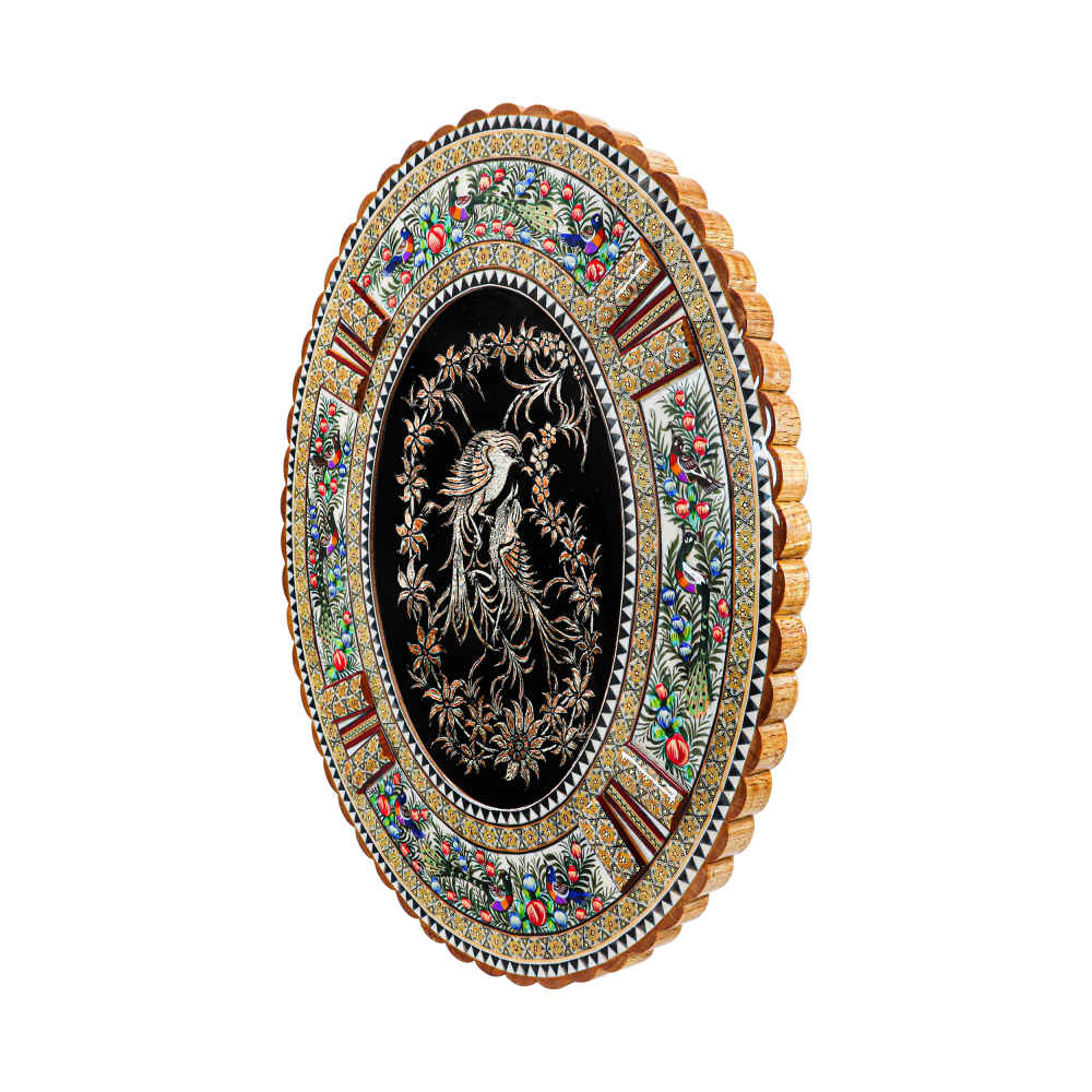 Handmade Framed Persian Engraved Copper Art Rahil – Traditional Wall ...