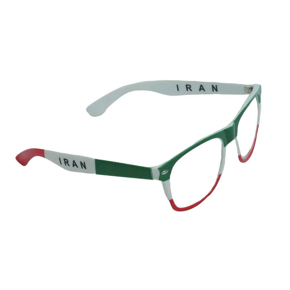 Iran Flag Football Fan Glasses Model Havadari - ShopiPersia