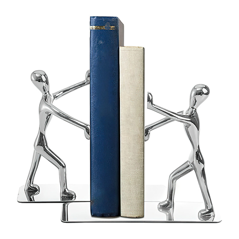 Metal Sculpture Bookend Human - ShopiPersia