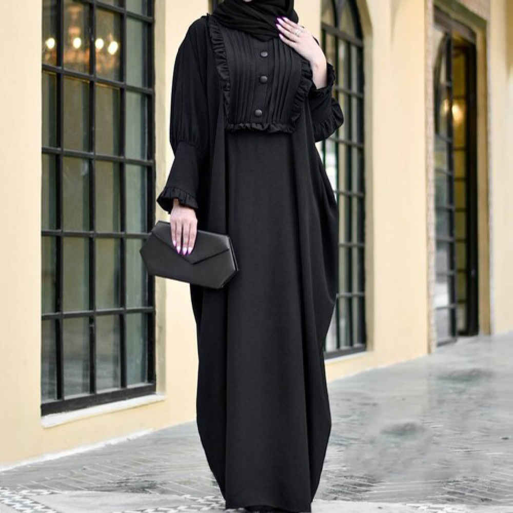 Traditional Butterfly Abaya for Women – Soft Cotton Fabric - ShopiPersia