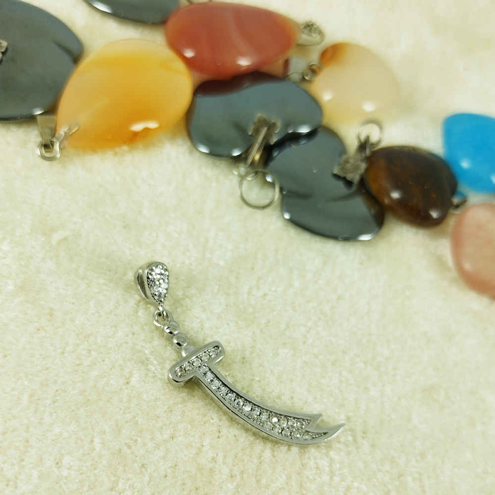 Zulfiqar Sword Necklace - Islamic Silver Sword Necklace of Imam Ali ...