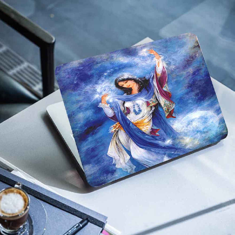Laptop Painting Art Style Sticker Decal Model Woman - ShopiPersia