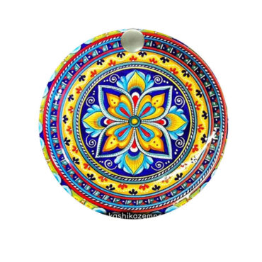 Pocket Mirror with Persian Inspired Tile Motif - ShopiPersia