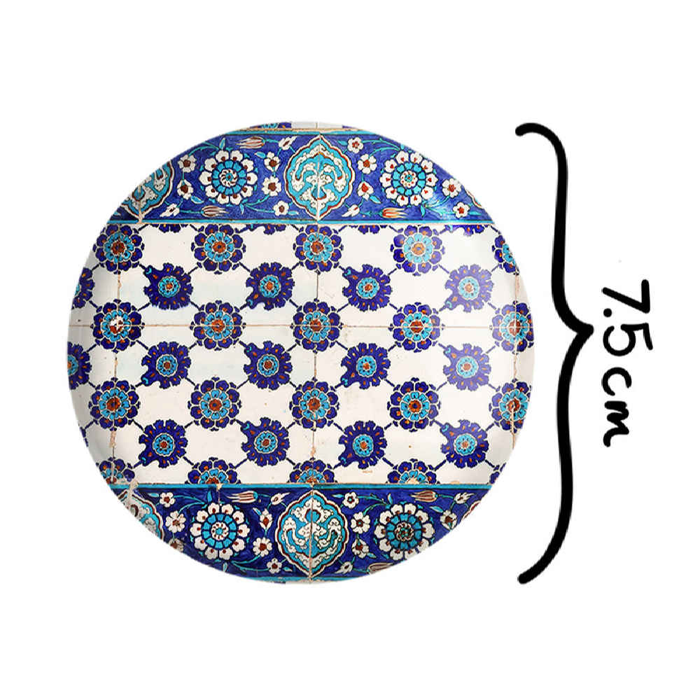 Portable Pocket Mirror with Persian Inspired Afrooz Design - ShopiPersia