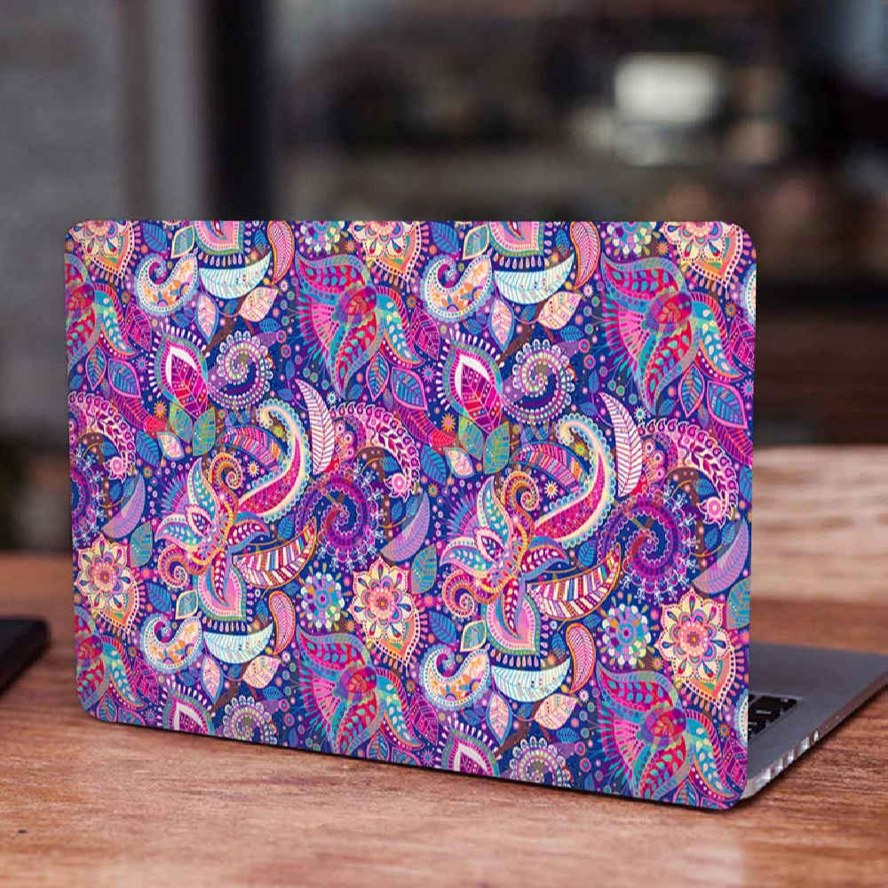 Laptop Flowers Ornament Pattern Skin Sticker - ShopiPersia