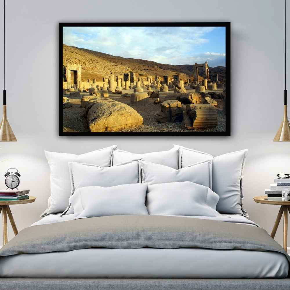 Persian PVC Print with Frame - Persepolis Wall Art - ShopiPersia