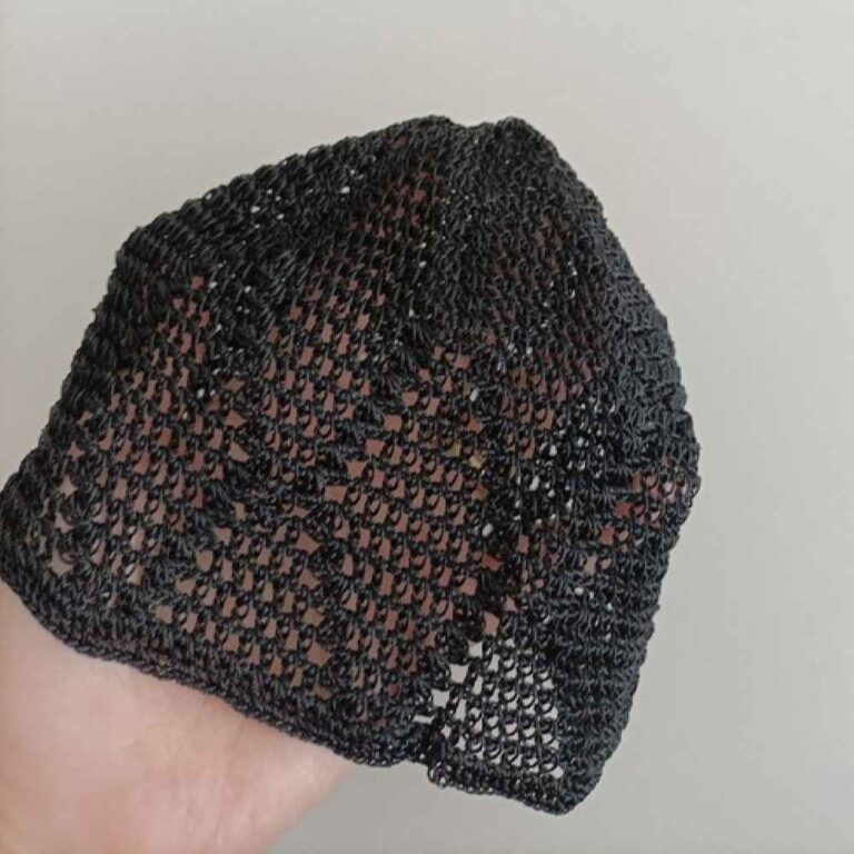 Crochet Turkish Kufi Traditional Muslim Cotton Hat - ShopiPersia