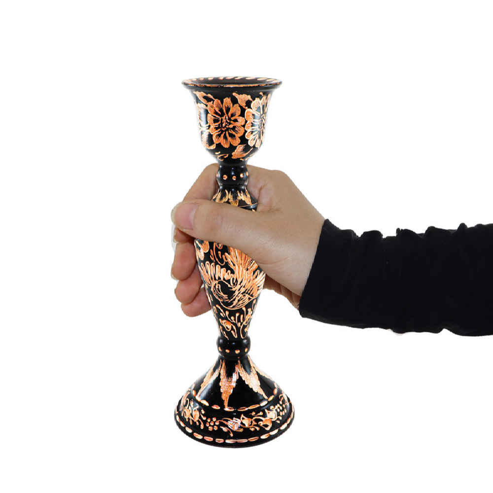 Engraved Persian Copper Mirror Frame & Candlesticks Set – Sheida Design ...