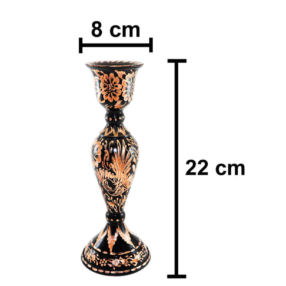 Engraved Persian Copper Mirror Frame & Candlesticks Set – Sheida Design ...