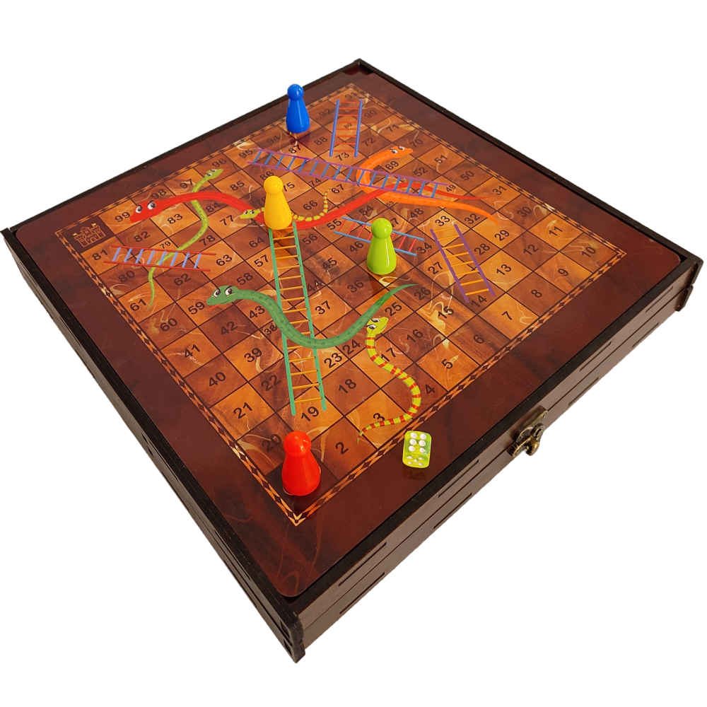 Strategic Classic 4-in-1 Multi-Game Board – Timeless Fun - ShopiPersia