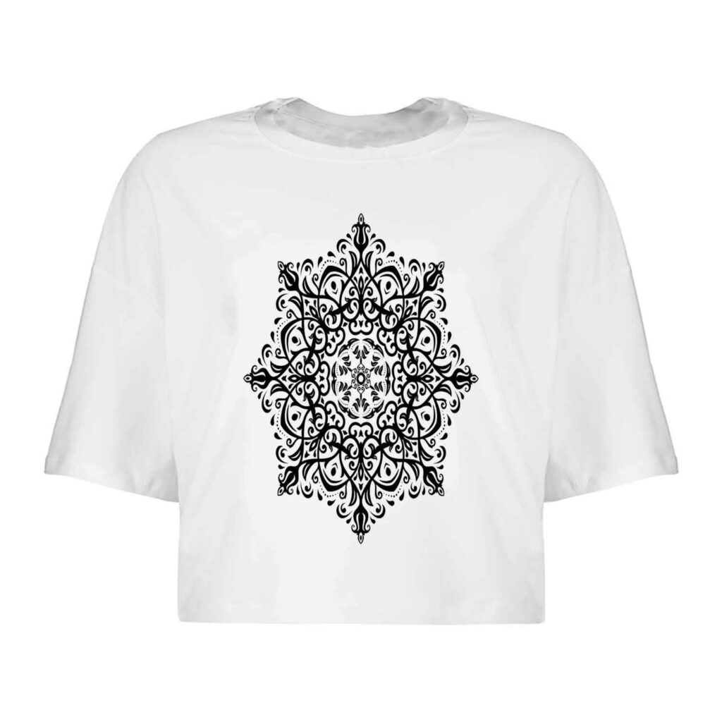 Persian Cotton White T-Shirt Model Sama — Inspired by Persian Poetry ...