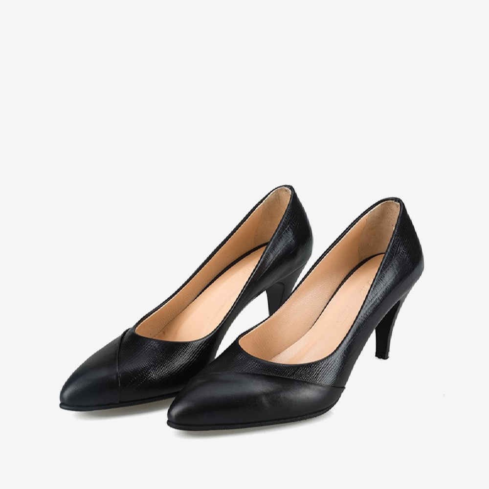 Women's Leather High Heels Shoes Model Tina - ShopiPersia