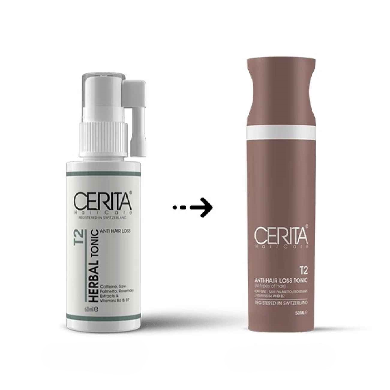 Cerita Anti-Hair Loss and Strengthening Hair Tonic T2 (x2) - ShopiPersia